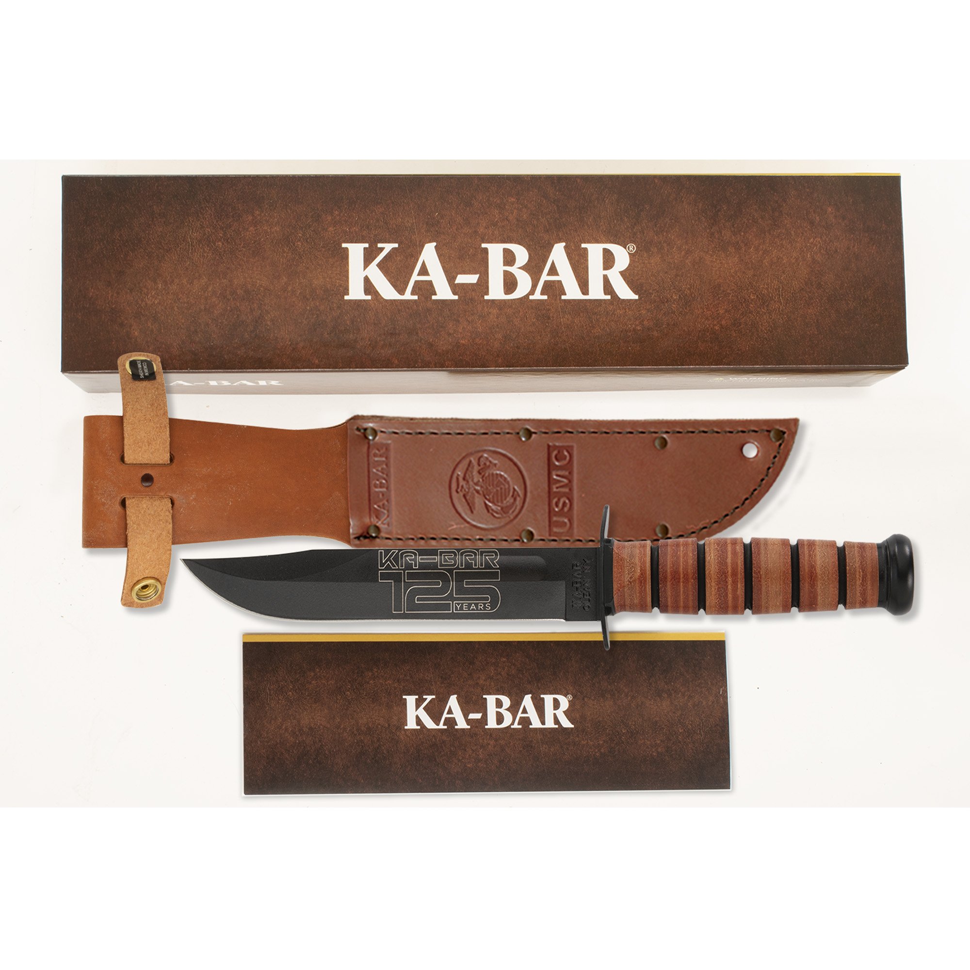 KA-BAR: KA-BAR USMC 125TH ANNIVERSARY KNIFE